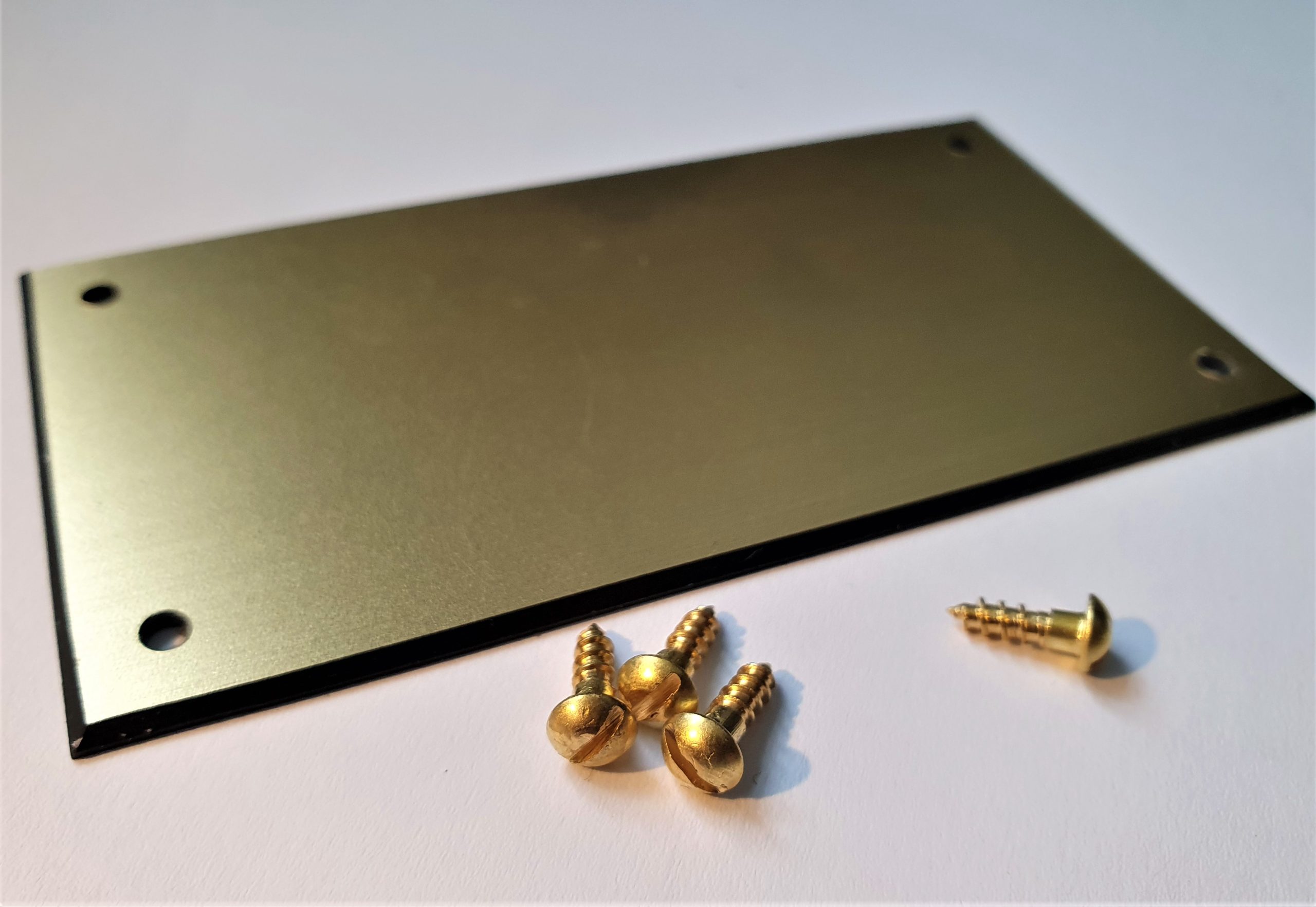 Brass Effect Memorial Plaques - Yorkshire Engravers